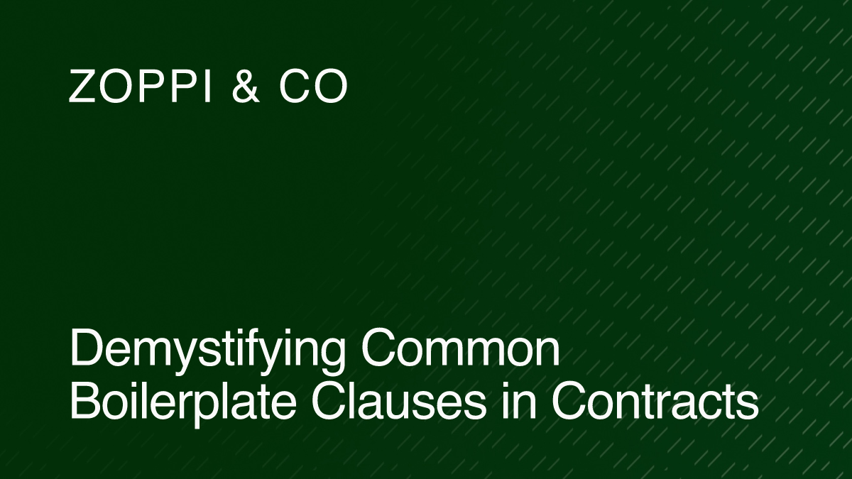 Demystifying Common Boilerplate Clauses in Contracts