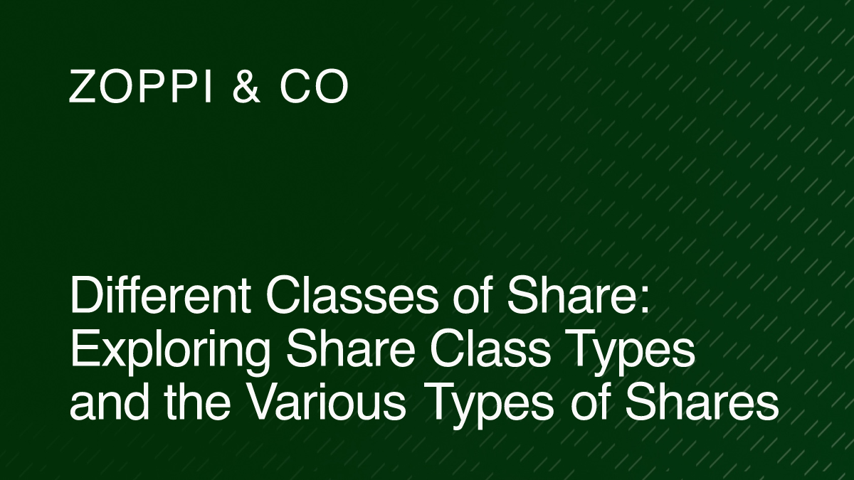 Different Classes of Share: Exploring Share Class Types and the Various ...