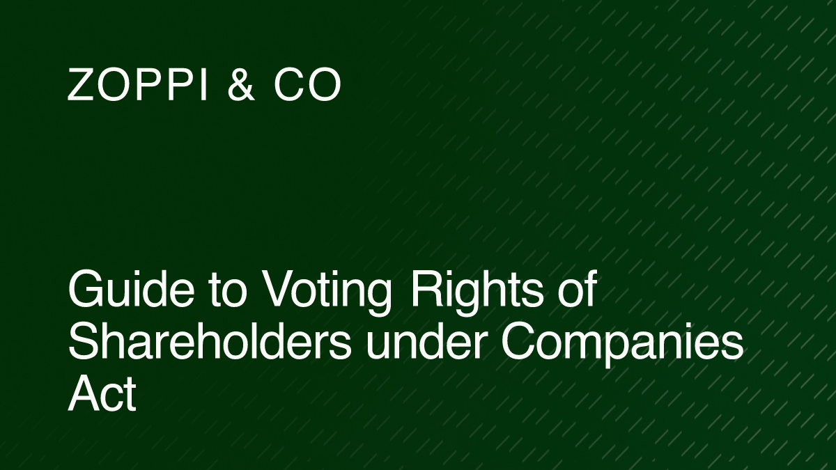 Guide to Voting Rights of Shareholders under Companies Act