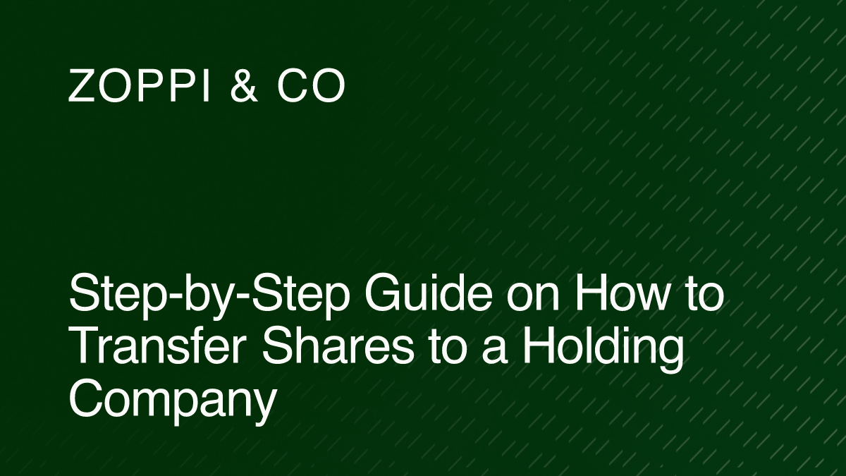 Step-by-Step Guide on How to Transfer Shares to a Holding Company